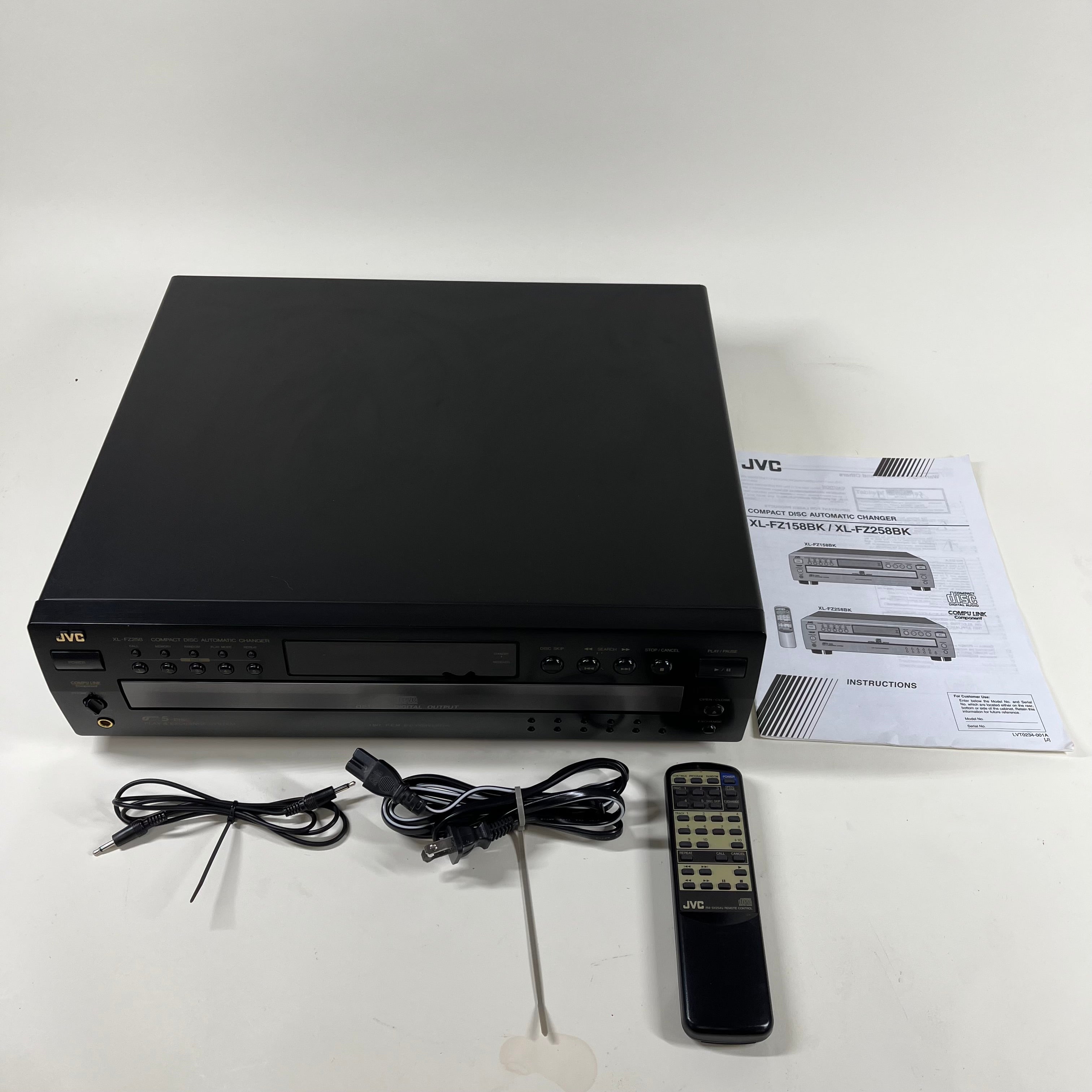 JVC 5-Disc CD Player CD Player XL-FZ258BK – PayMore Seven Oaks